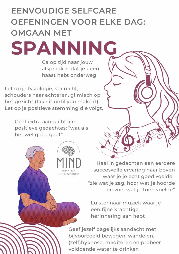 Selfcare oefeningen omgaan met spanning - Lucky Shh